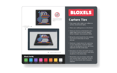 Bloxels Capture Tips | Bloxels